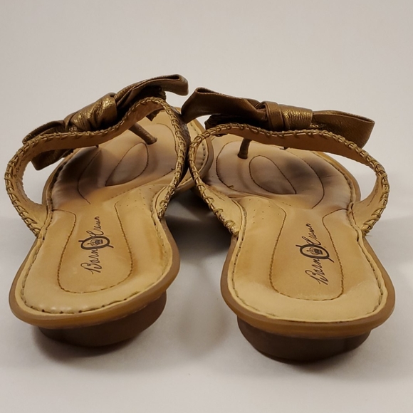 Born | Shoes | Born Crown Bronze Sandals With Tie Leather | Poshmark